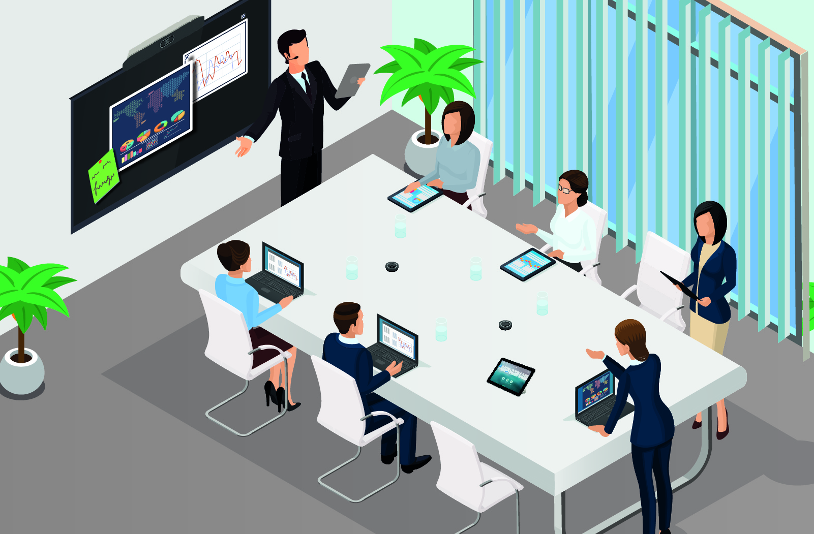 Applications and Devices for Medium Meeting Room